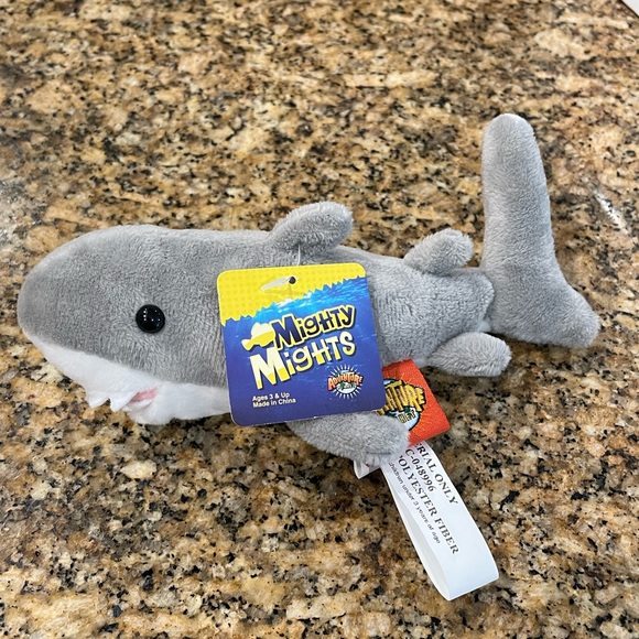 Toys | Mighty Mights Adventure Planet Shark Stuffed Animal Handsized ...